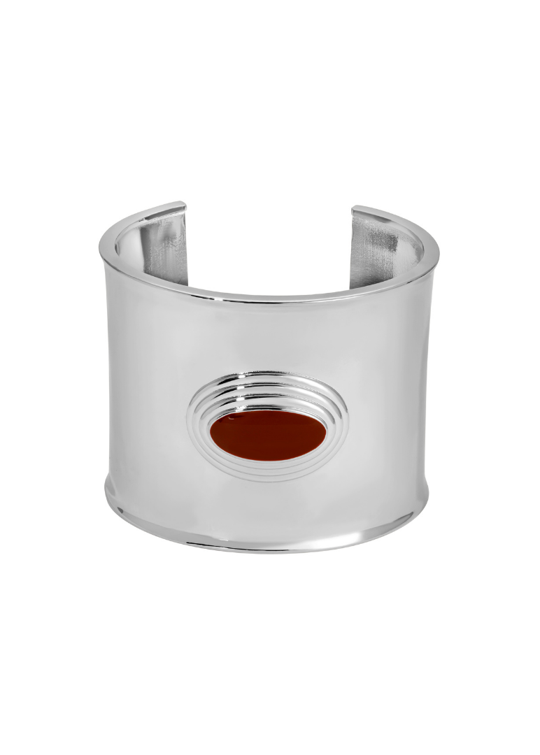 HEAVEN MAYHEM - Matilde Cuff Bracelent with Stone Accent – Santicler